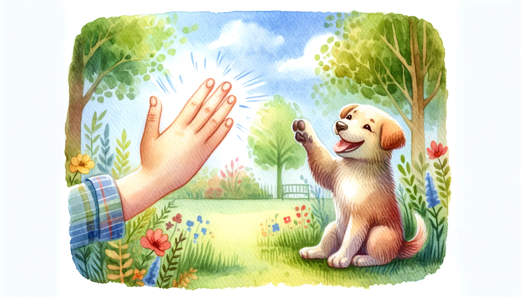 Training Your Dog to Give a High Five - DogsU